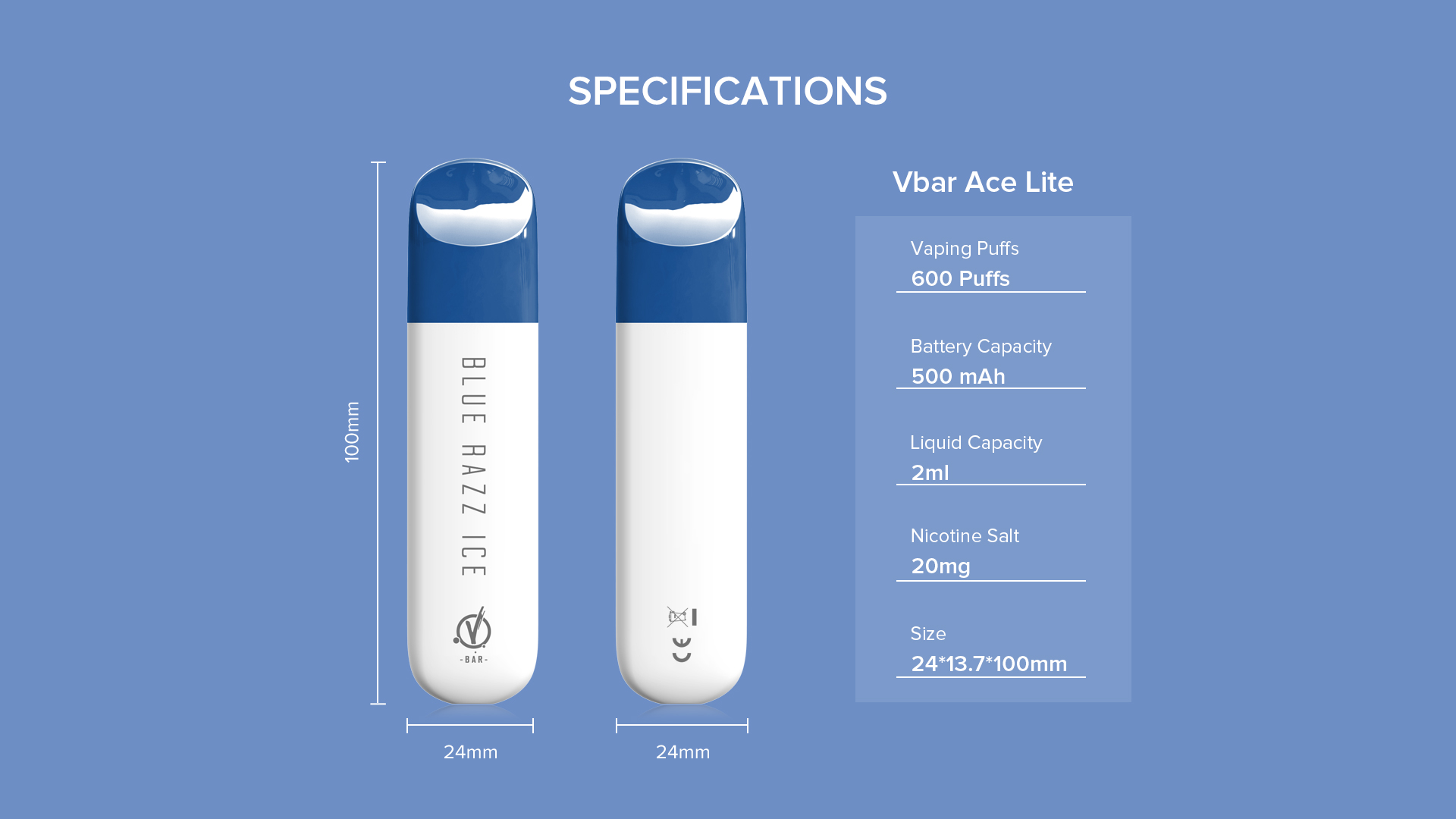 Linvo Vbar Ace Lite Disposable Pod - Taste Fresh!