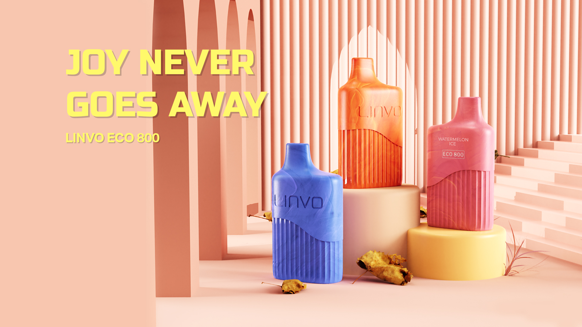 Linvo Eco 800 Disposable Pod Device - Joy Never Goes Away